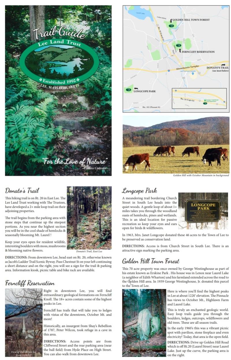 Western Mass Hilltown HikersHike the HilltownsLee Trail Maps