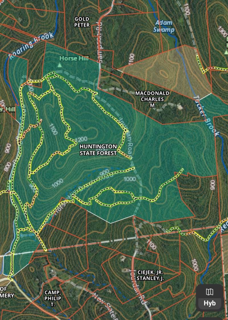 Western Mass Hilltown HikersHike the HilltownsHuntington Trail Maps